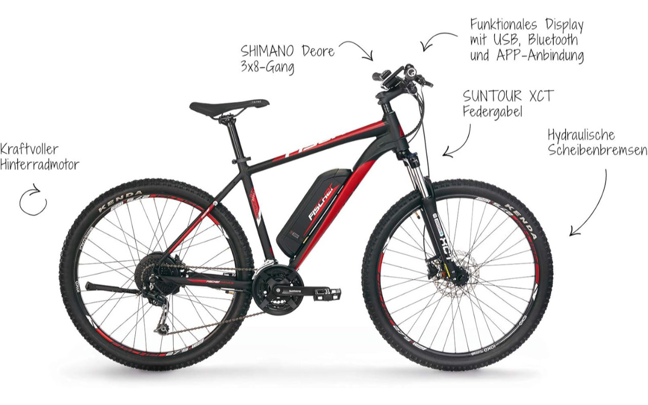 Wunderschne Fischer E Mountainbike Ebenbild